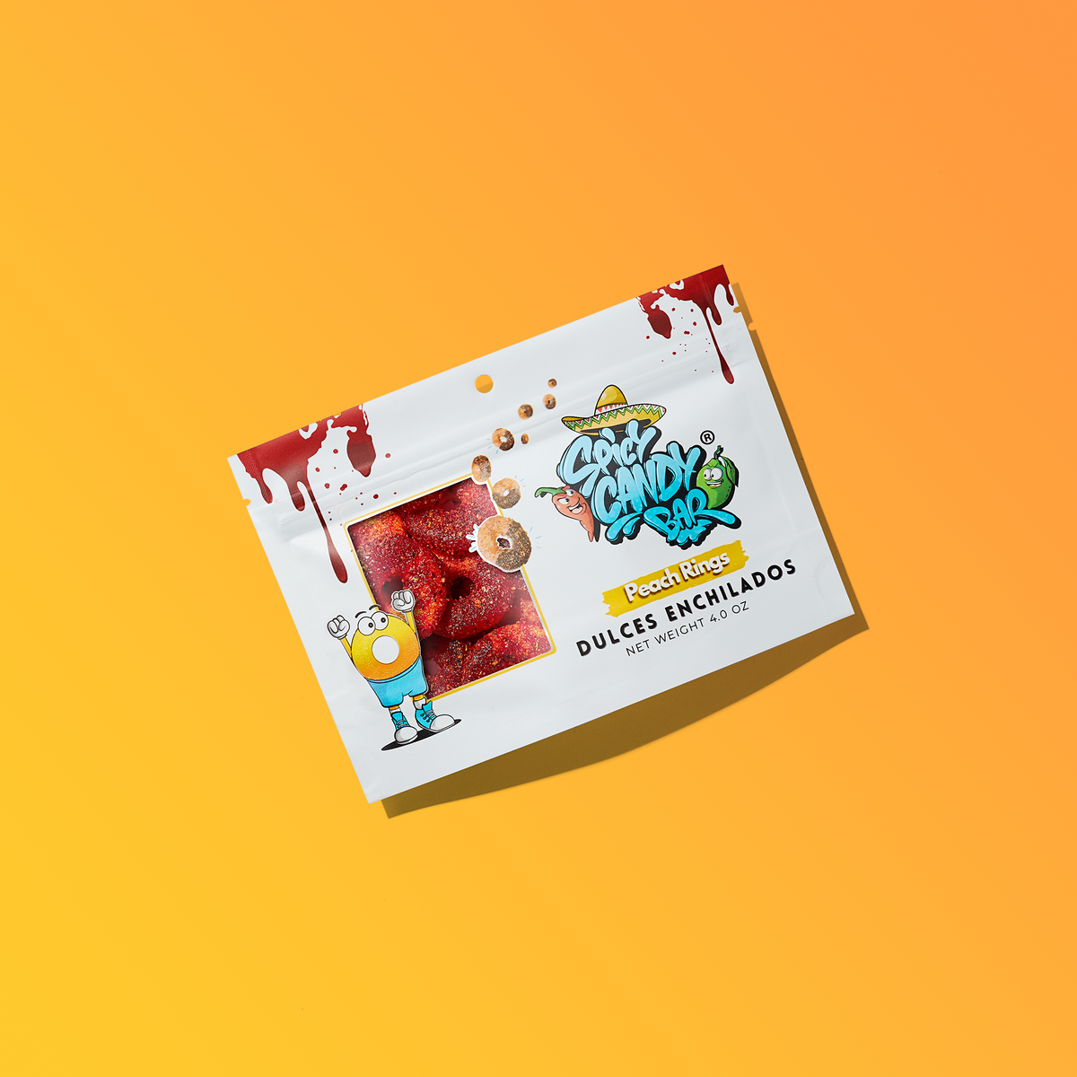 Spicy Rings, Peach Rings, Chamoy - Spicy Candy Bar – Spicy Candy Bar